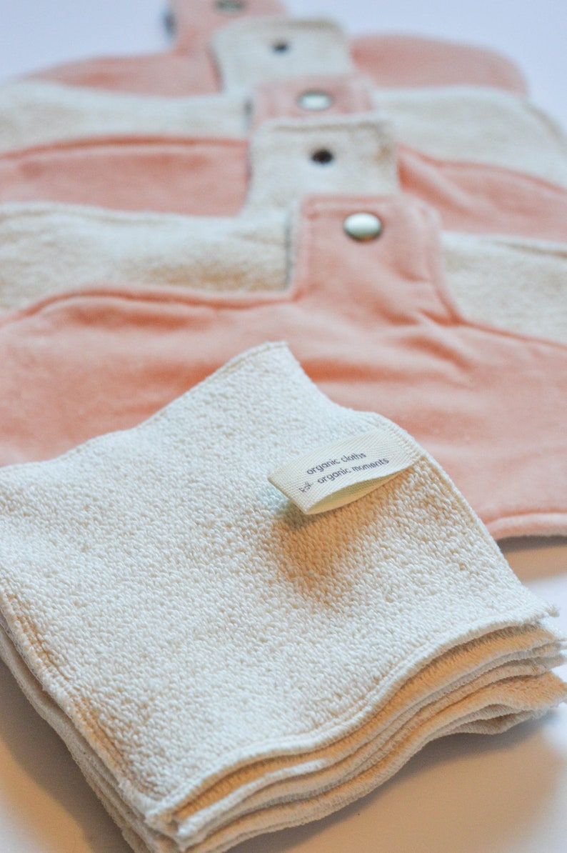 Organic Reusable Menstrual Pad, Cotton Full Coverage Day Night Pad ...
