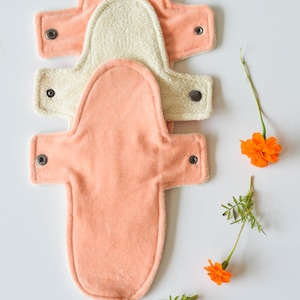 Organic Reusable Menstrual Pad Cotton Full Coverage Pad - Etsy