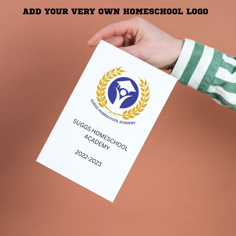 Editable Homeschool Report Card Template, Homeschool Grade Card ...