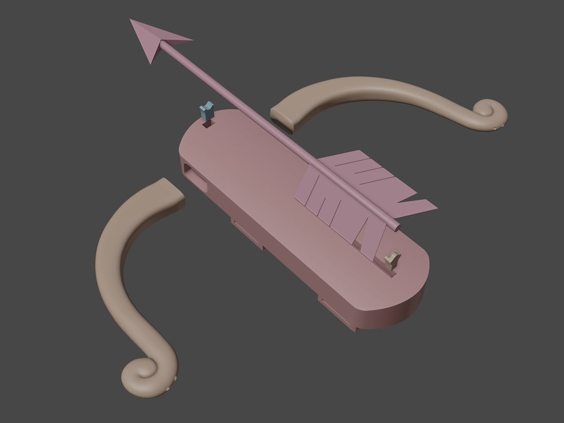 Amphibia Marcy's Crossbow 3d Model - Etsy