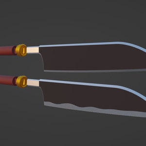 Toilet-bound Hanako-kun Knife 3D Model - Etsy