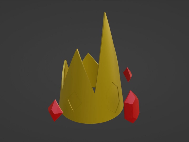 Adventure Time Ice King/simon Petrikov Crown 3d Model - Etsy