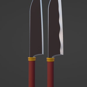 Toilet-bound Hanako-kun Knife 3D Model - Etsy