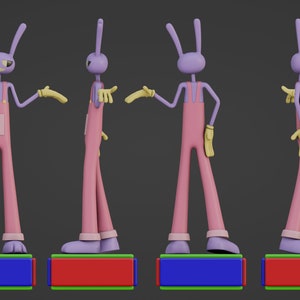 The Amazing Digital Circus Jax Figure 3D Model - Etsy