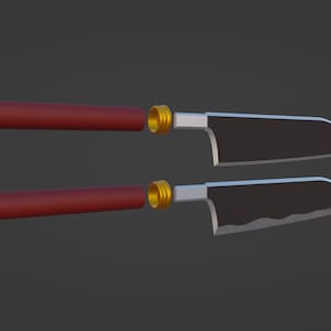 Toilet-bound Hanako-kun Knife 3D Model - Etsy