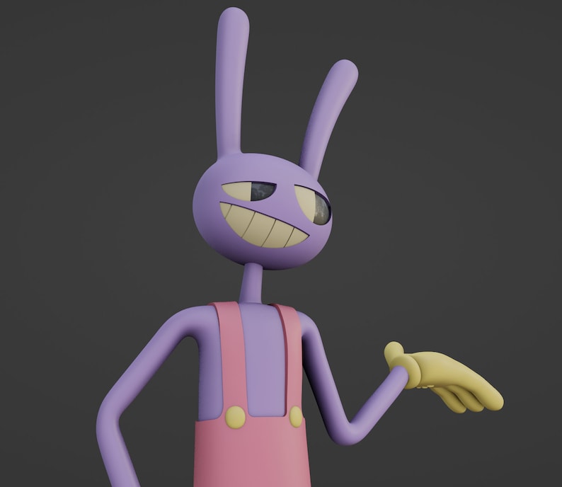 The Amazing Digital Circus Jax Figure 3D Model - Etsy