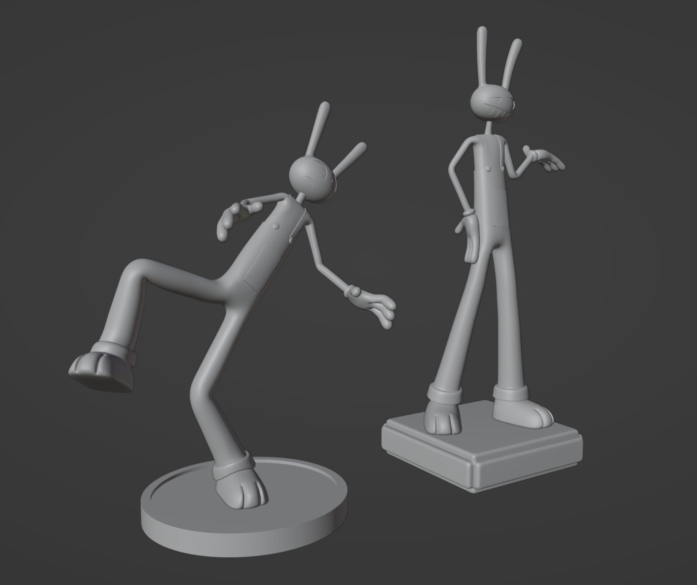 The Amazing Digital Circus Jax Figure 3D Model - Etsy UK