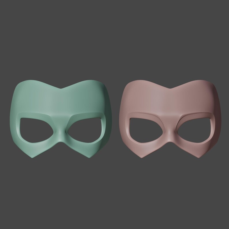 Dispatch Blonde Blazer Mask and Gem 3D Model Set - Etsy