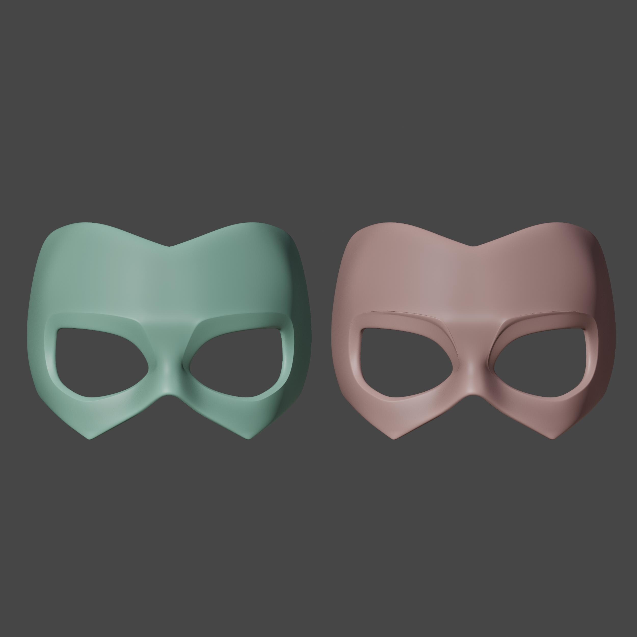 Dispatch Blonde Blazer Mask and Gem 3D Model Set - Etsy