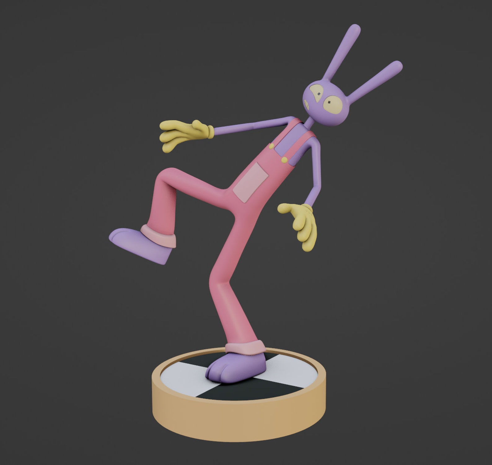 The Amazing Digital Circus Jax Figure 3D Model - Etsy