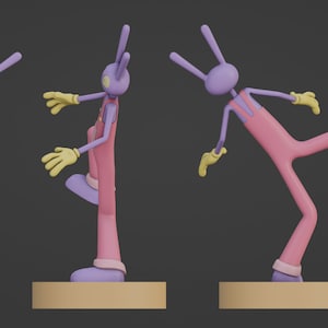 The Amazing Digital Circus Jax Figure 3D Model - Etsy