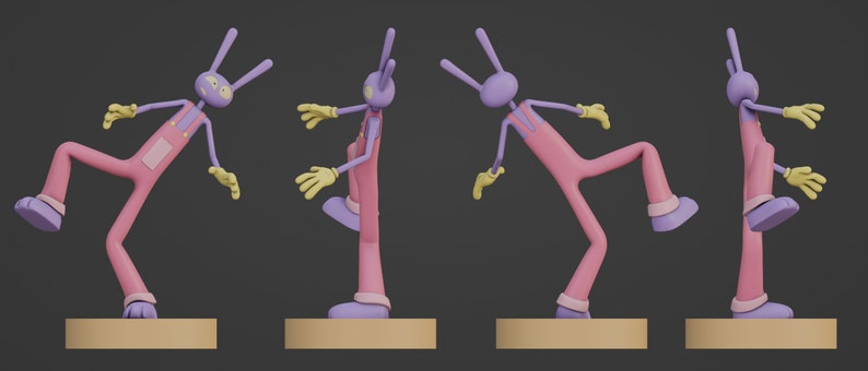The Amazing Digital Circus Jax Figure 3D Model - Etsy