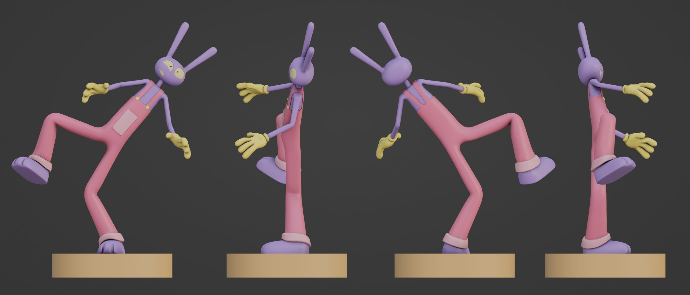 The Amazing Digital Circus Jax Figure 3D Model - Etsy