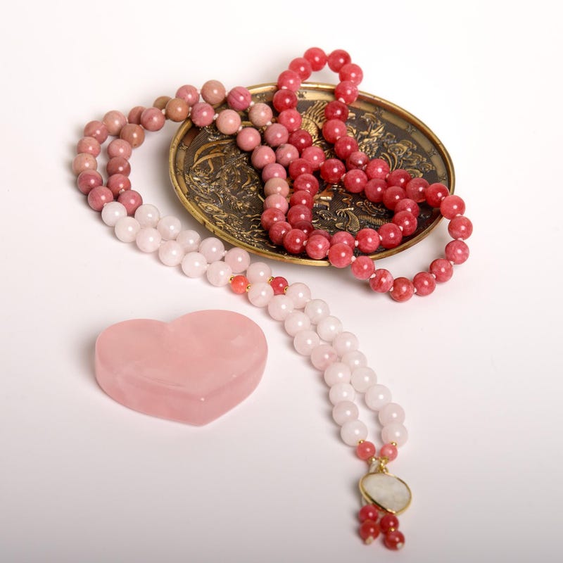 Rose Quartz Mala - Etsy