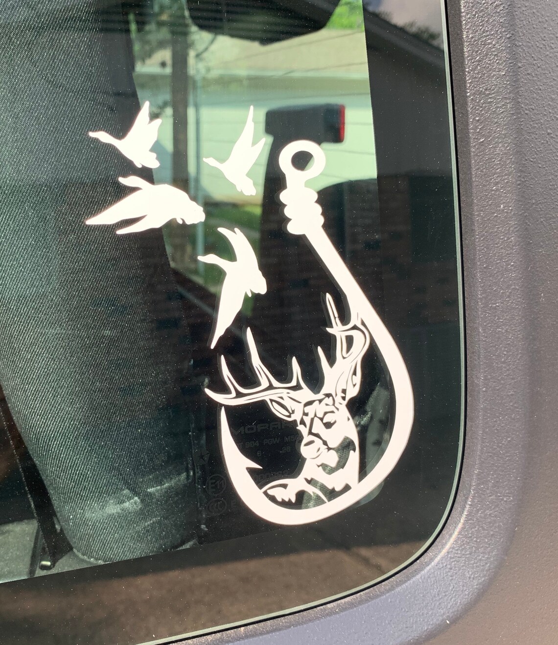 Hunting and Fishing Car Decal - Etsy