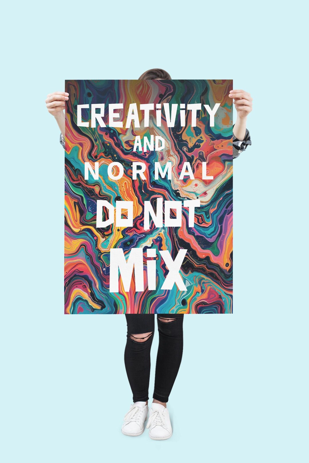 Creativity and Normal Poster - Etsy