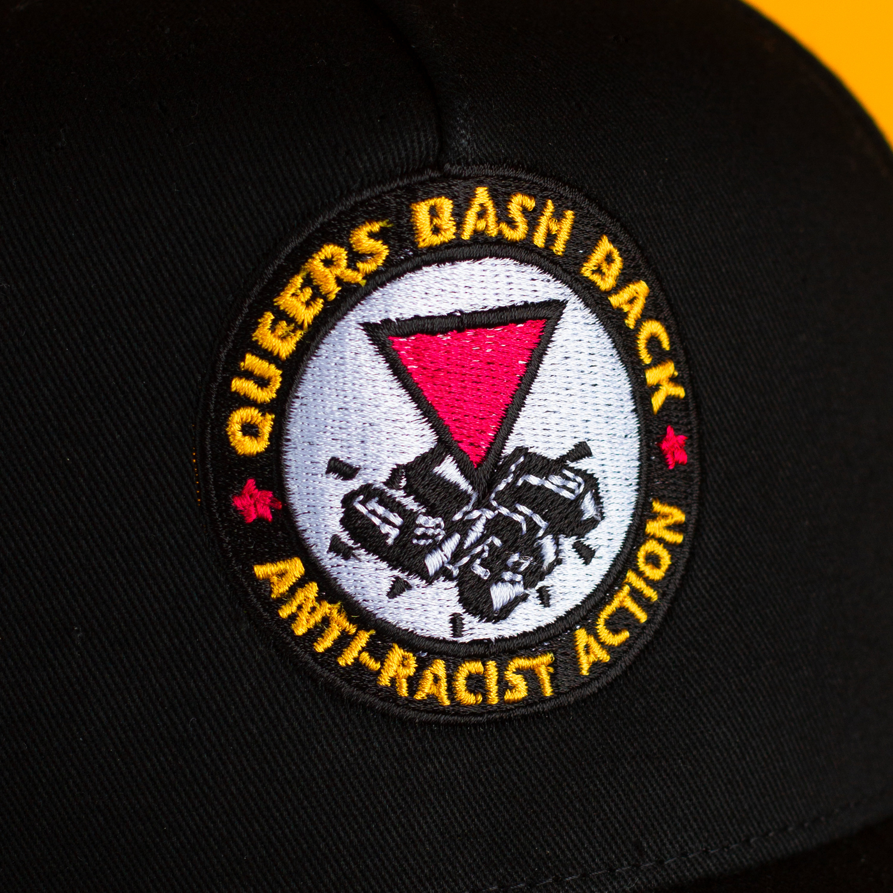 Queers Bash Back Flat Bill Cap, Gay Pride Hat, Retro 1980's Queer Leftist Liberation, LGBT Pride ...