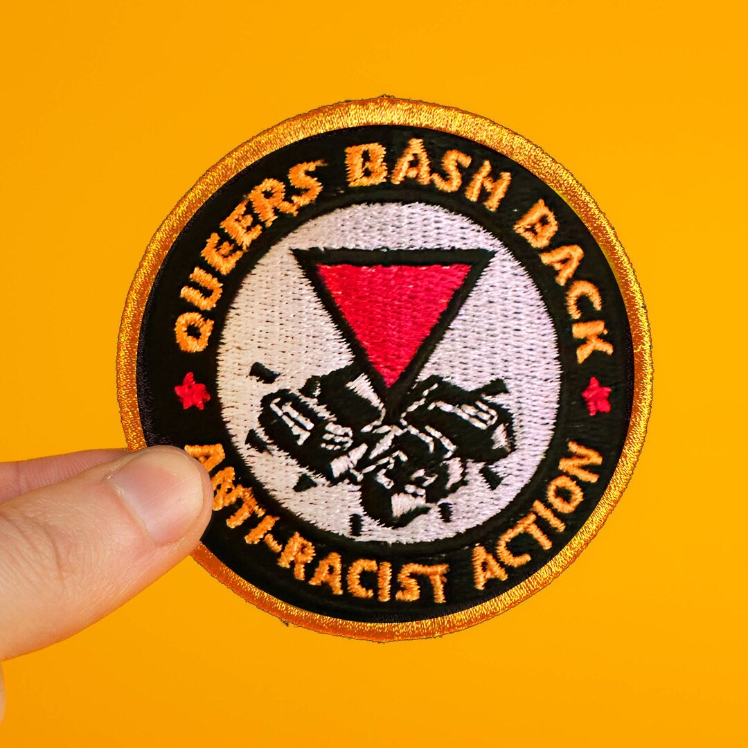 Queers Bash Back Patch Retro Vintage Inspired Anti-racist LGBT Gay ...