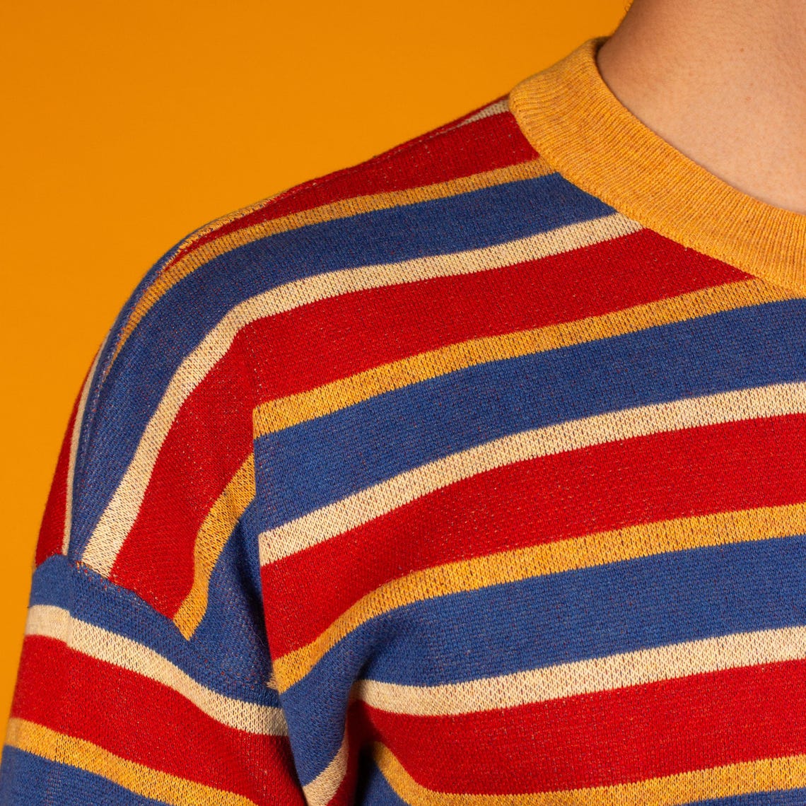 The Ernie Knit Sweater, 1970's Inspired Striped Colorful Retro Vintage ...