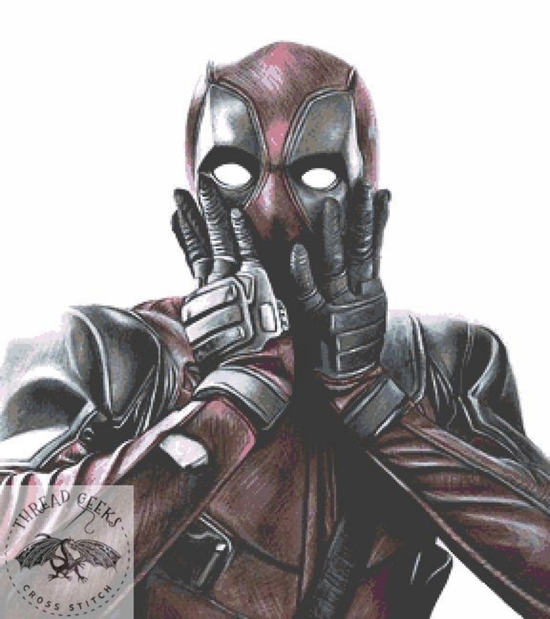 Deadpool PDF Counted Cross Stitch Chart - Modern Pattern - UK Seller ...