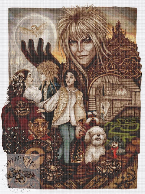 Labyrinth PDF Cross Stitch Chart Officially Licensed - Etsy