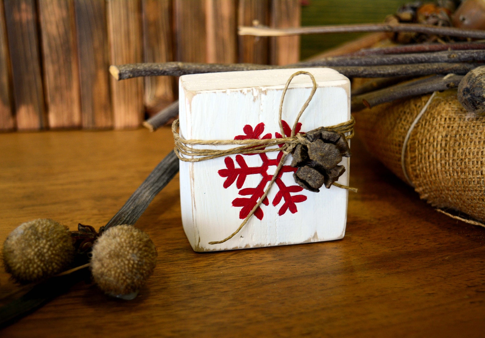 Snowflake Shelf Decoration Wood Wooden Art Pallet Shelf - Etsy