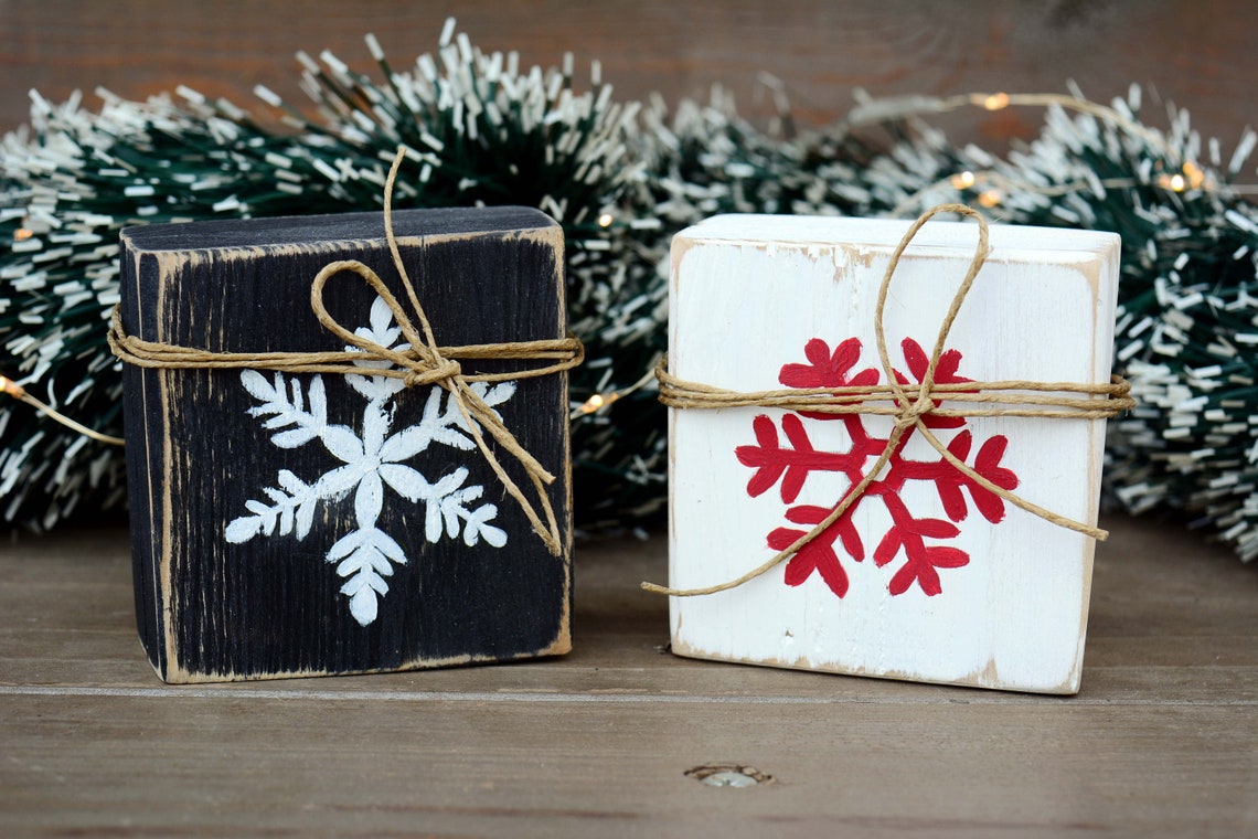 Snowflake Shelf Decoration Wood Wooden Art Pallet Shelf | Etsy