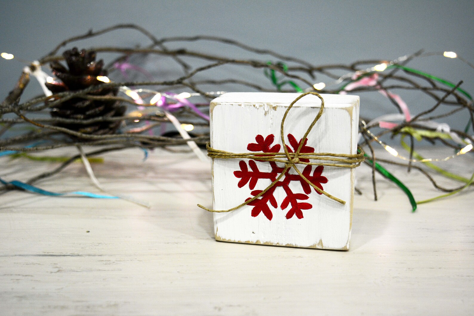 Snowflake Shelf Decoration Wood Wooden Art Pallet Shelf - Etsy