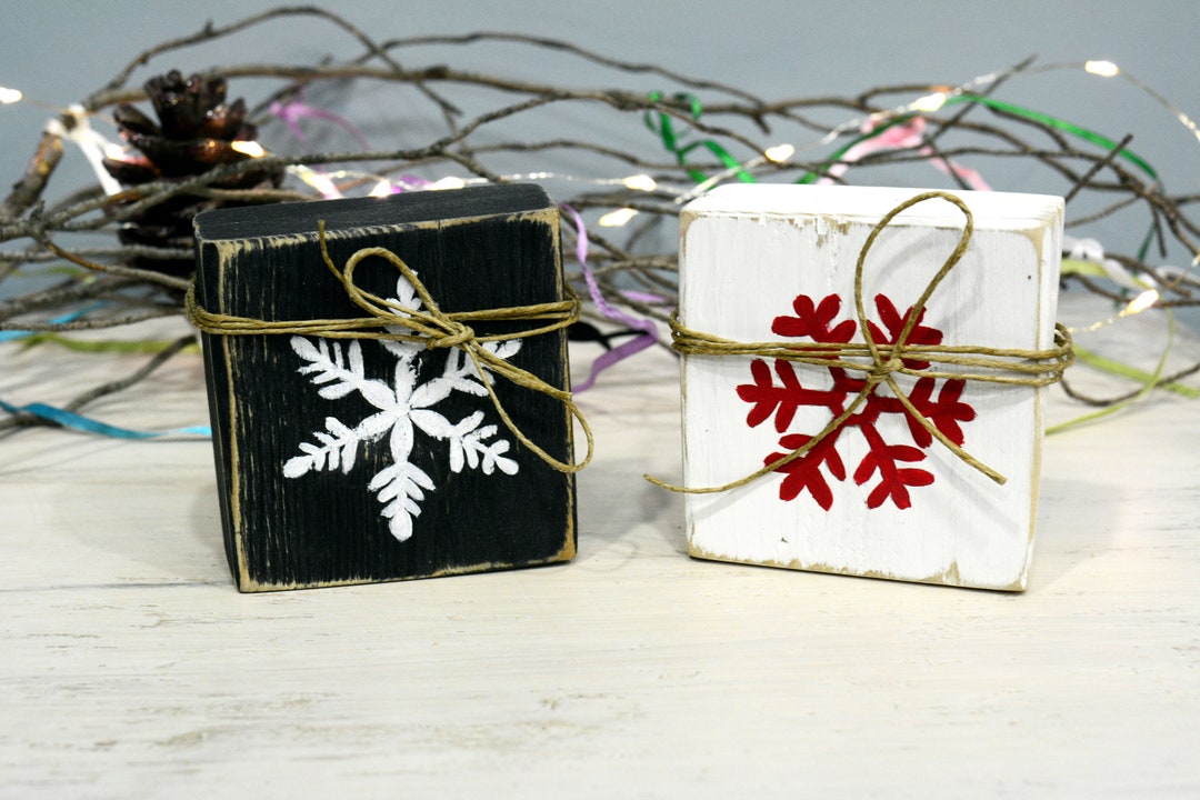 Snowflake Shelf Decoration Wood Wooden Art Pallet Shelf - Etsy