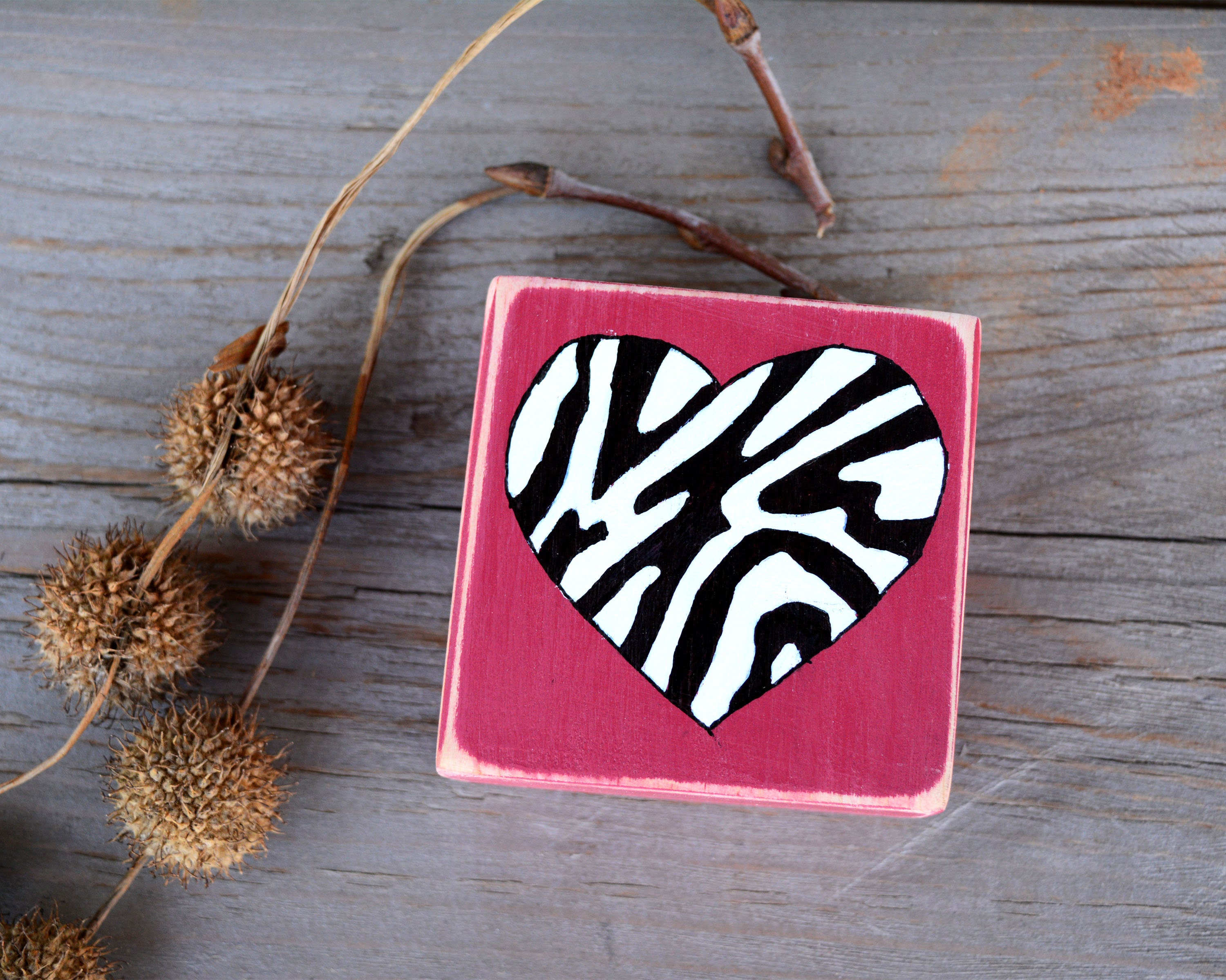 Tiered Tray Decor Safari Animal Prints Enjoy the Wood Mini | Etsy