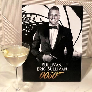 James Bond 007 Party Poster 007 Theme Party Decor Casino Royale Theme ...