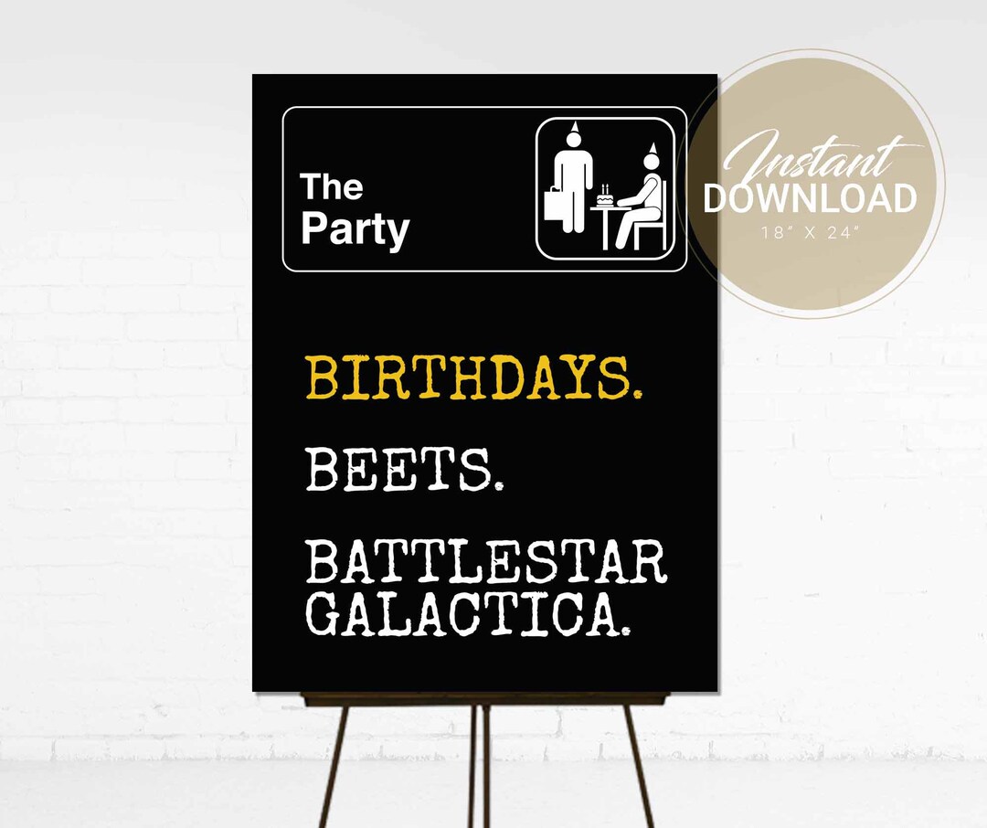 The Office Party Sign the Office Birthday Sign Birthday Welcome Sign ...