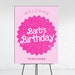 Barb Pink Doll Birthday Welcome Sign Barb Birthday Party Decorations - Etsy