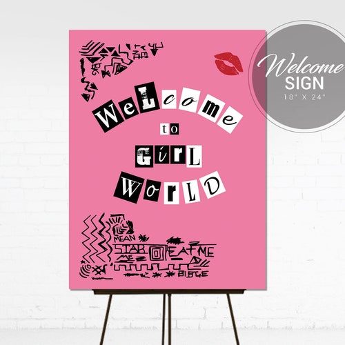 Mean Girls Party Sign the Carb Bar Instant Download - Etsy