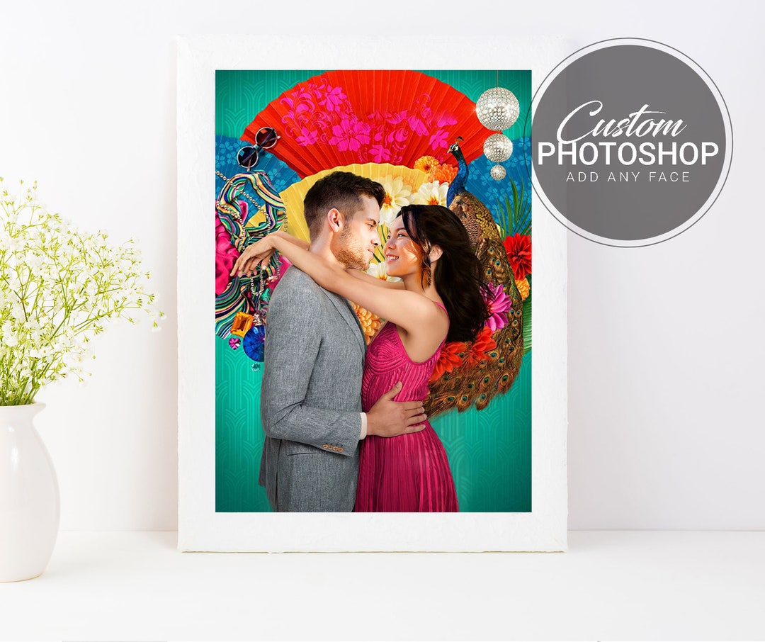 Crazy Rich Asians Face Swap Poster Couple Photoshop Poster Graphic ...
