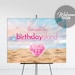 Birthday Island Welcome Sign Island Party Decor Island Party Welcome ...