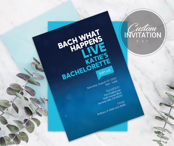 Bravo Inspired Bachelorette Invitation | Real Housewives Bachelorette ...