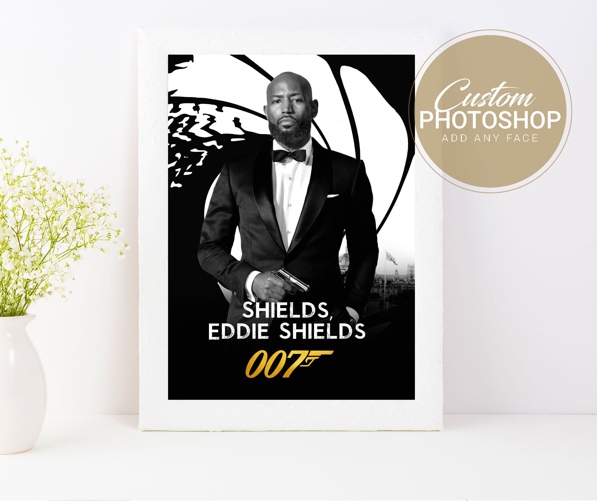 James Bond 007 Party Poster 007 Theme Decorations Custom | Etsy