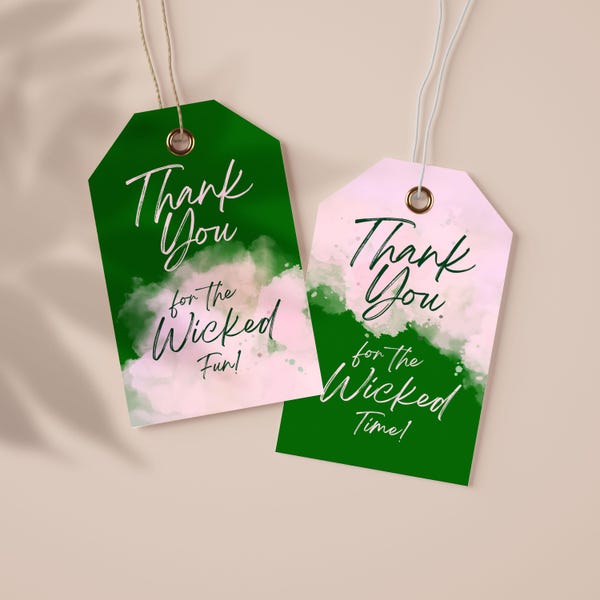 Party Favor Tags - Etsy