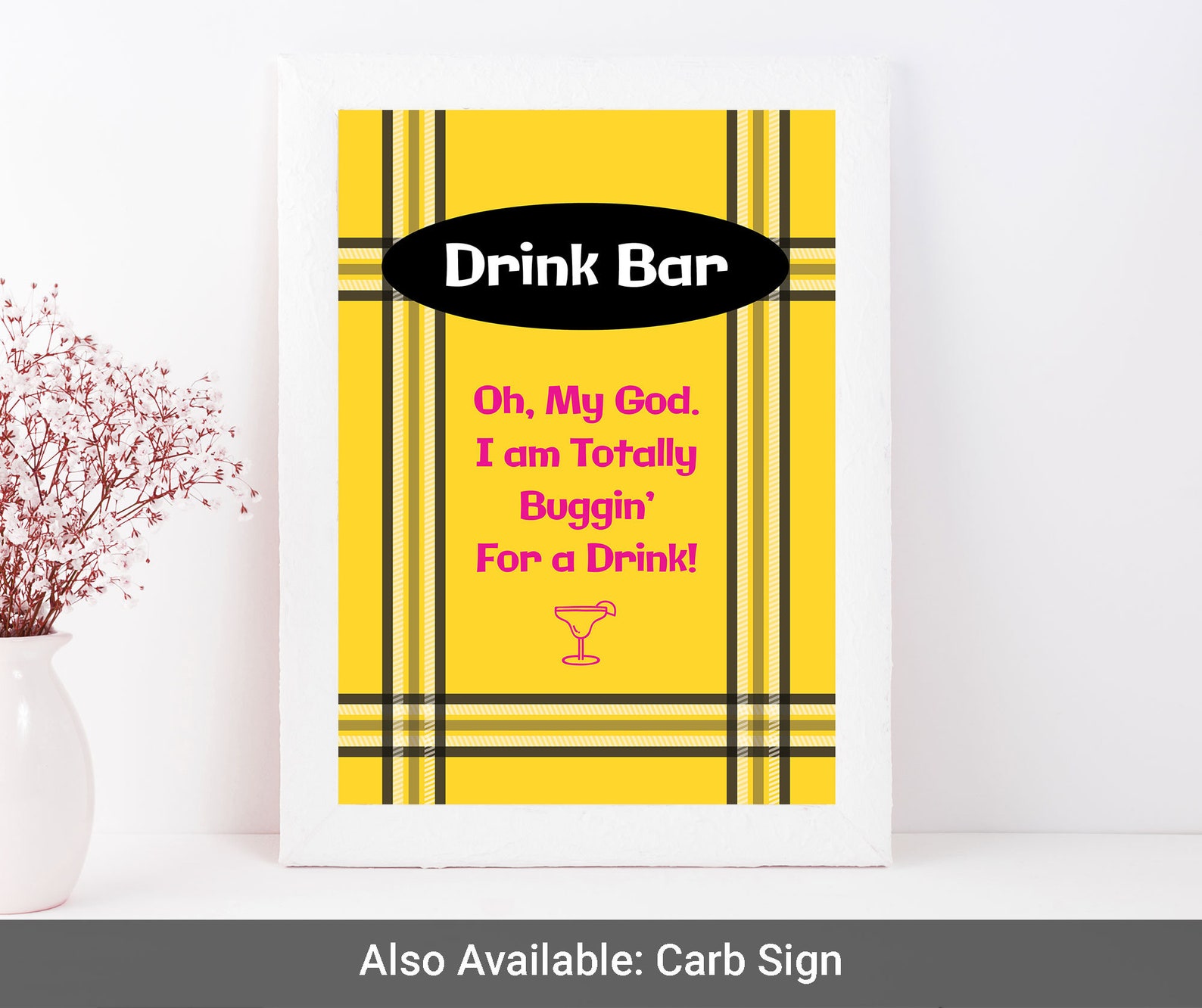 Clueless Theme Welcome Sign 90s Party Welcome Sign - Etsy