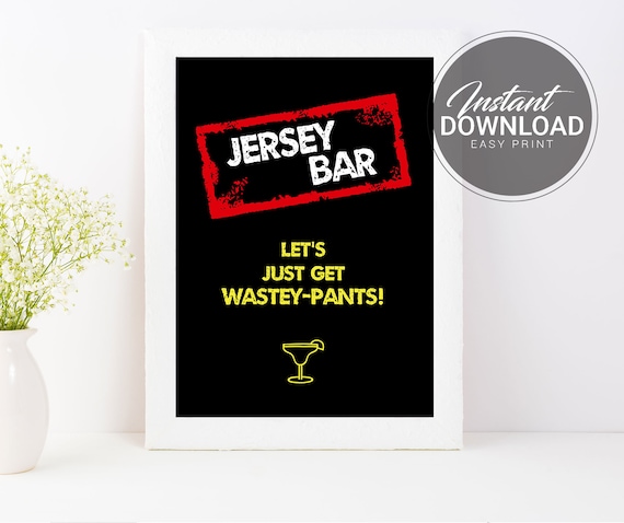 Jersey Shore Bar Sign | Jersey Shore Theme Decorations by PhotoshopMatt ...