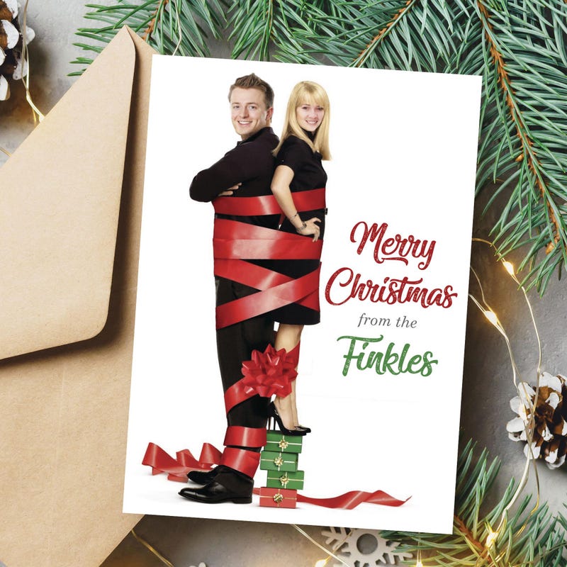 Couple Christmas Card - Etsy