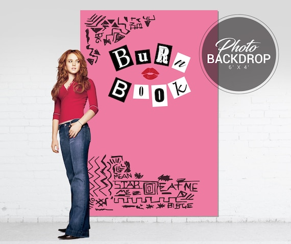 Party Supplies PRINTED get in loser Mean Girls backdrop backdrop,banner ...