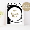 The Office Snack Bar Sign the Office Party Decorations Office Birthday ...