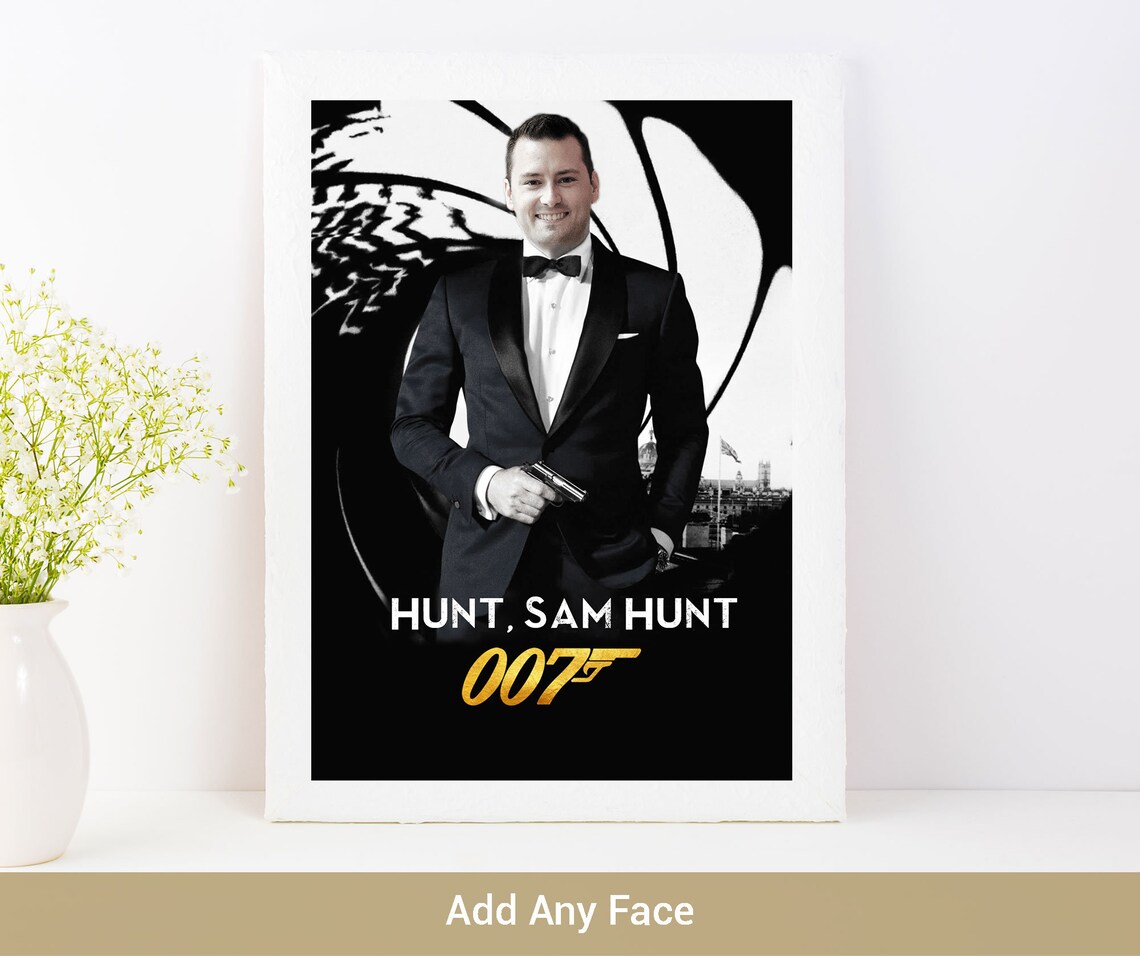 James Bond 007 Party Poster 007 Theme Decorations Custom - Etsy UK