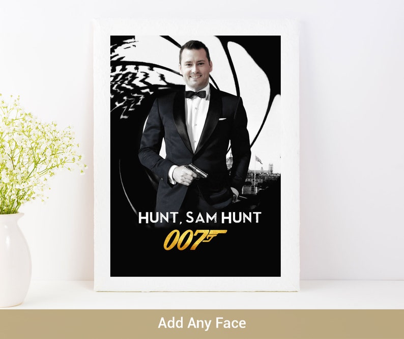 James Bond 007 Party Poster 007 Theme Decorations Custom - Etsy