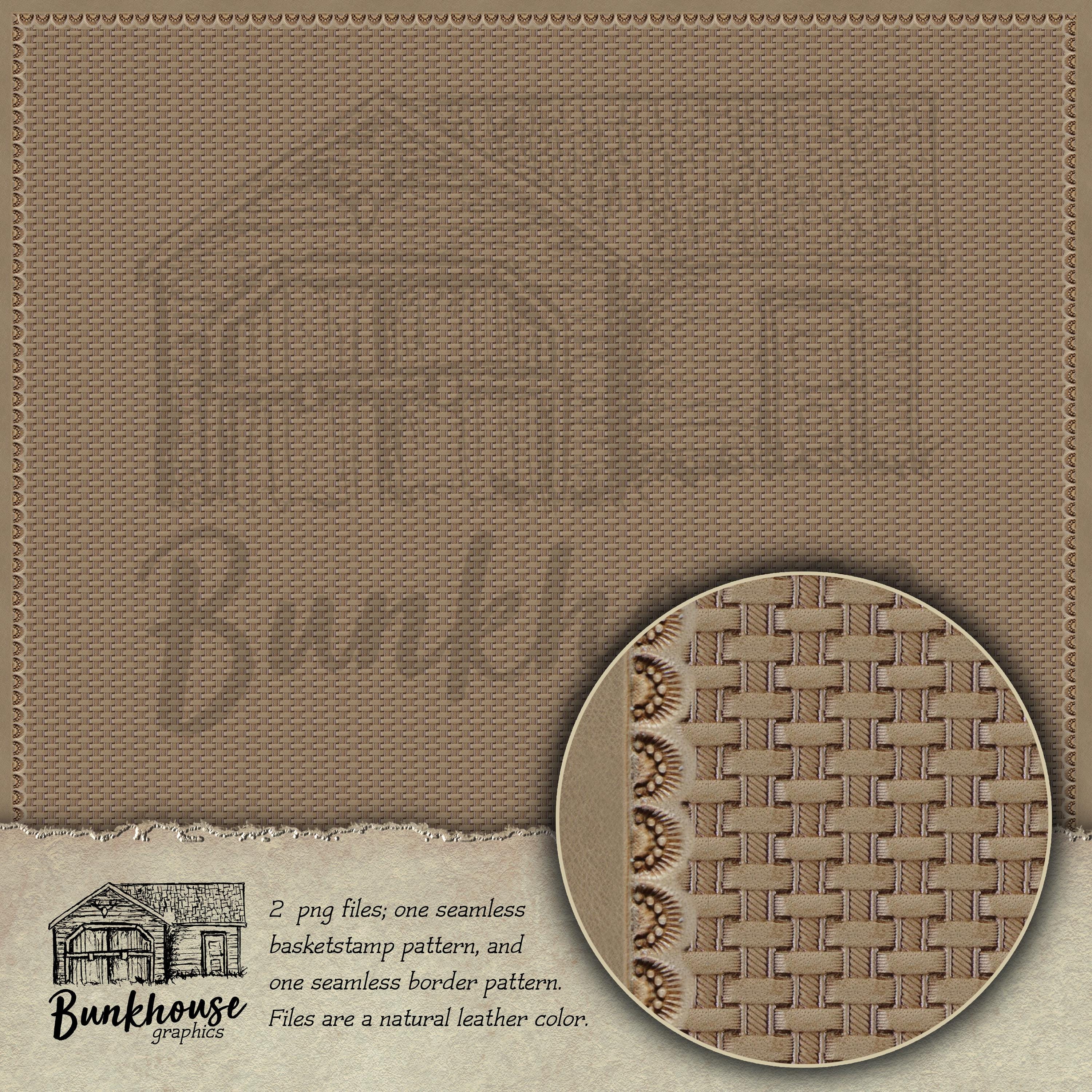 Leather Basket Stamp Seamless Pattern - Etsy