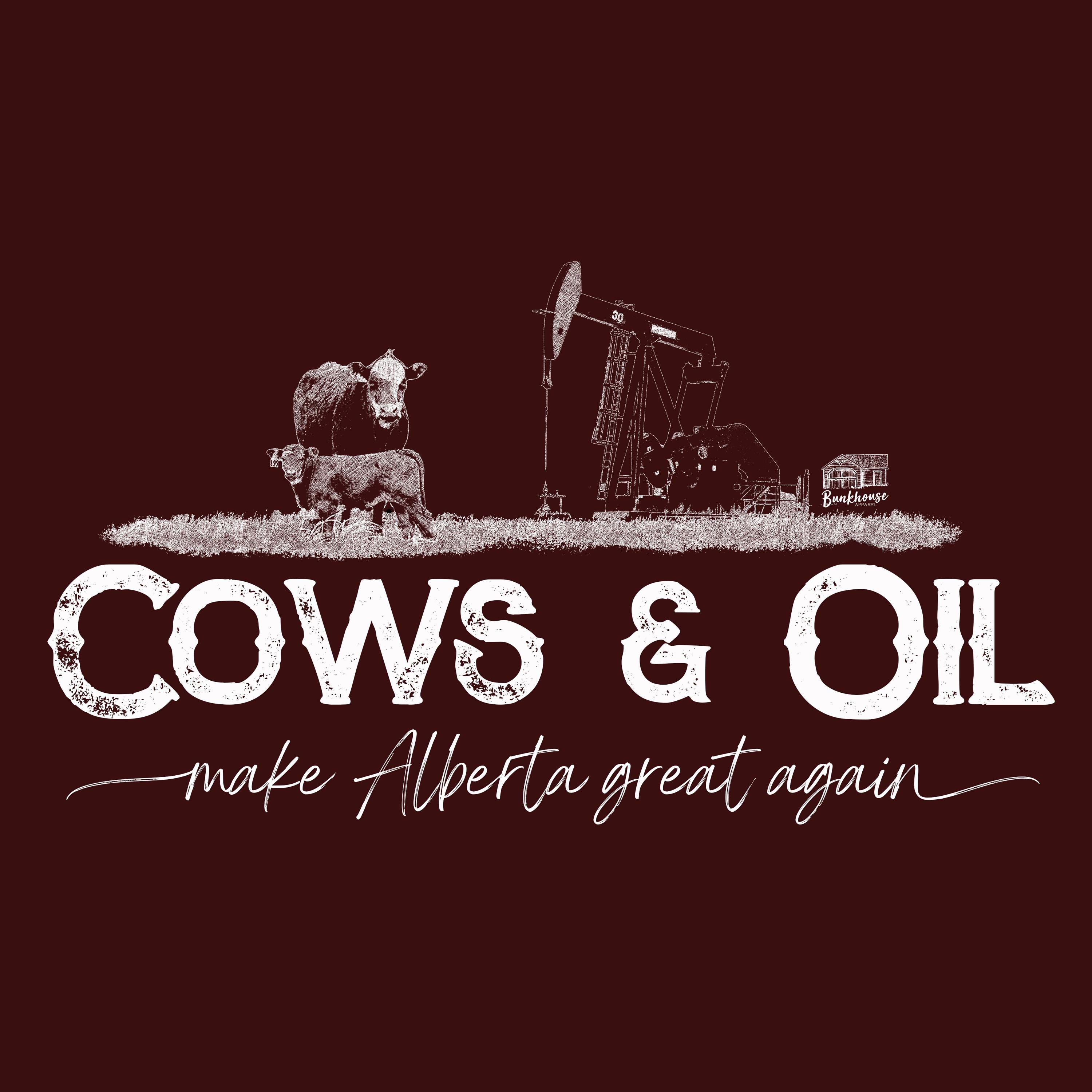 Cows & Oil Digital File - Etsy