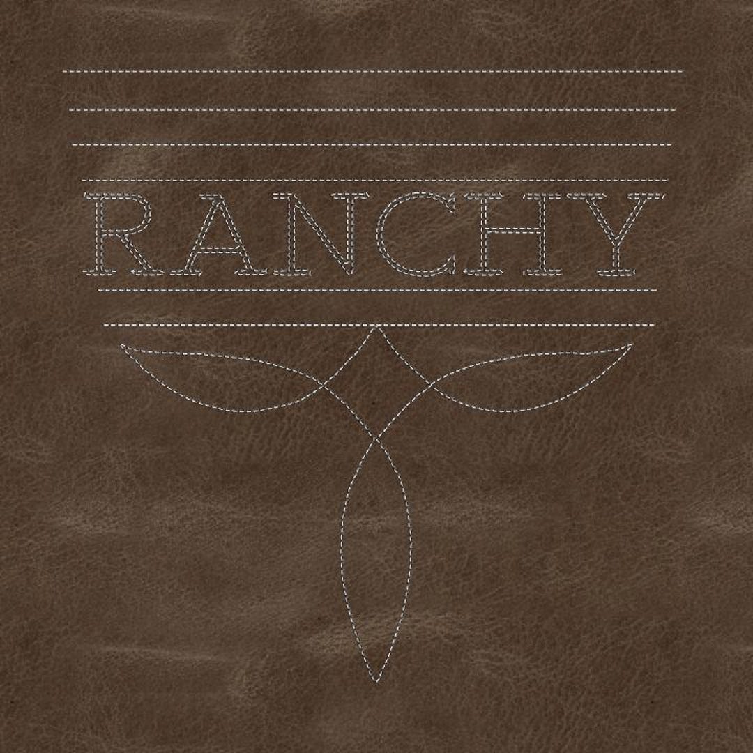Ranchy Boot Stitch Digital File - Etsy