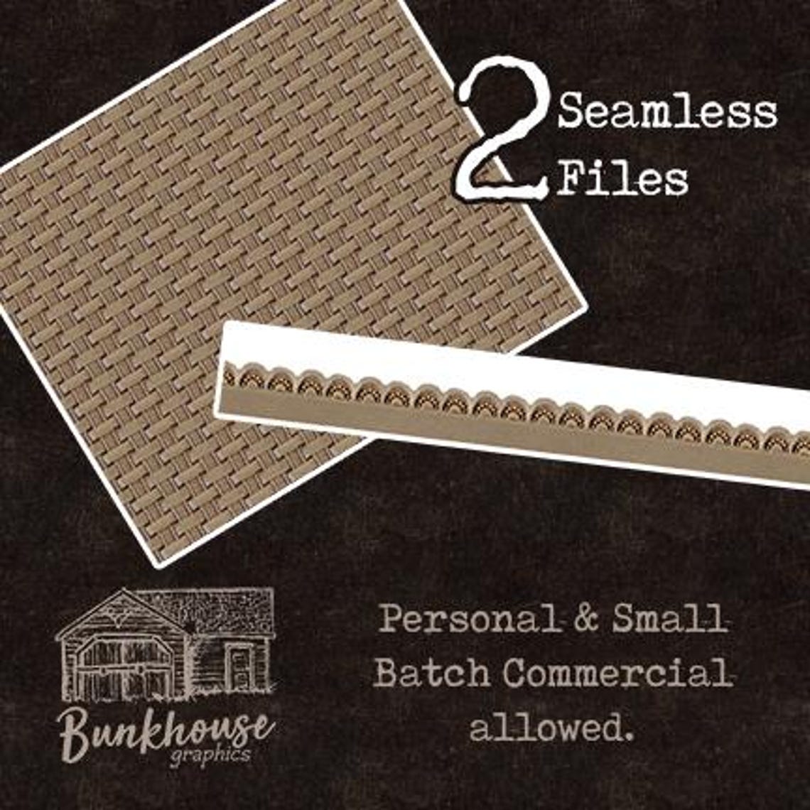 Leather Basket Stamp Seamless Pattern - Etsy